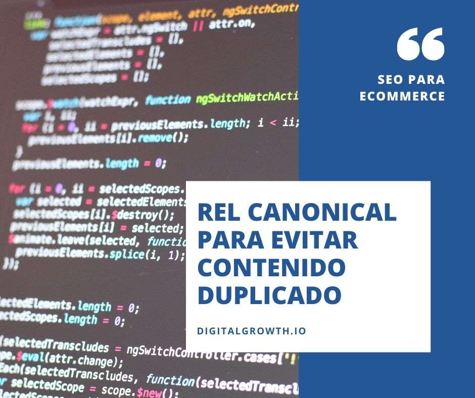 Rel Canonical para Comercios electrónicos | Digital Growth